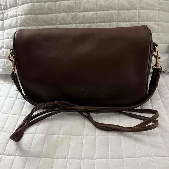 Lisa Loren | Bags | Lisa Loren Chocolate Brown Soft Vegan Leather ...